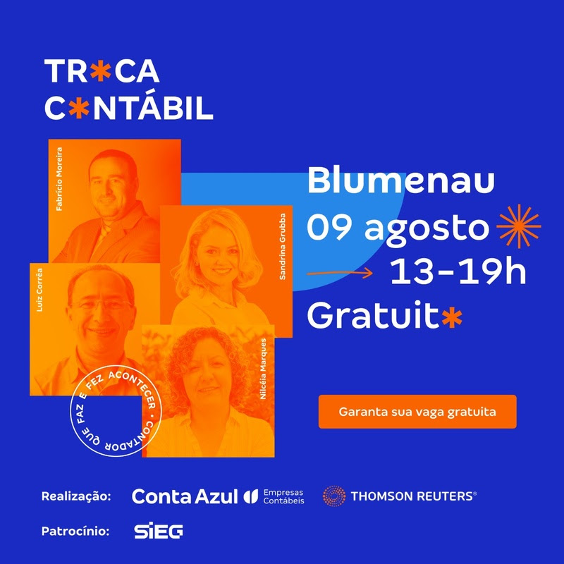 Noticenter - Blumenau recebe evento TRoCA Contábil, parceria entre ...