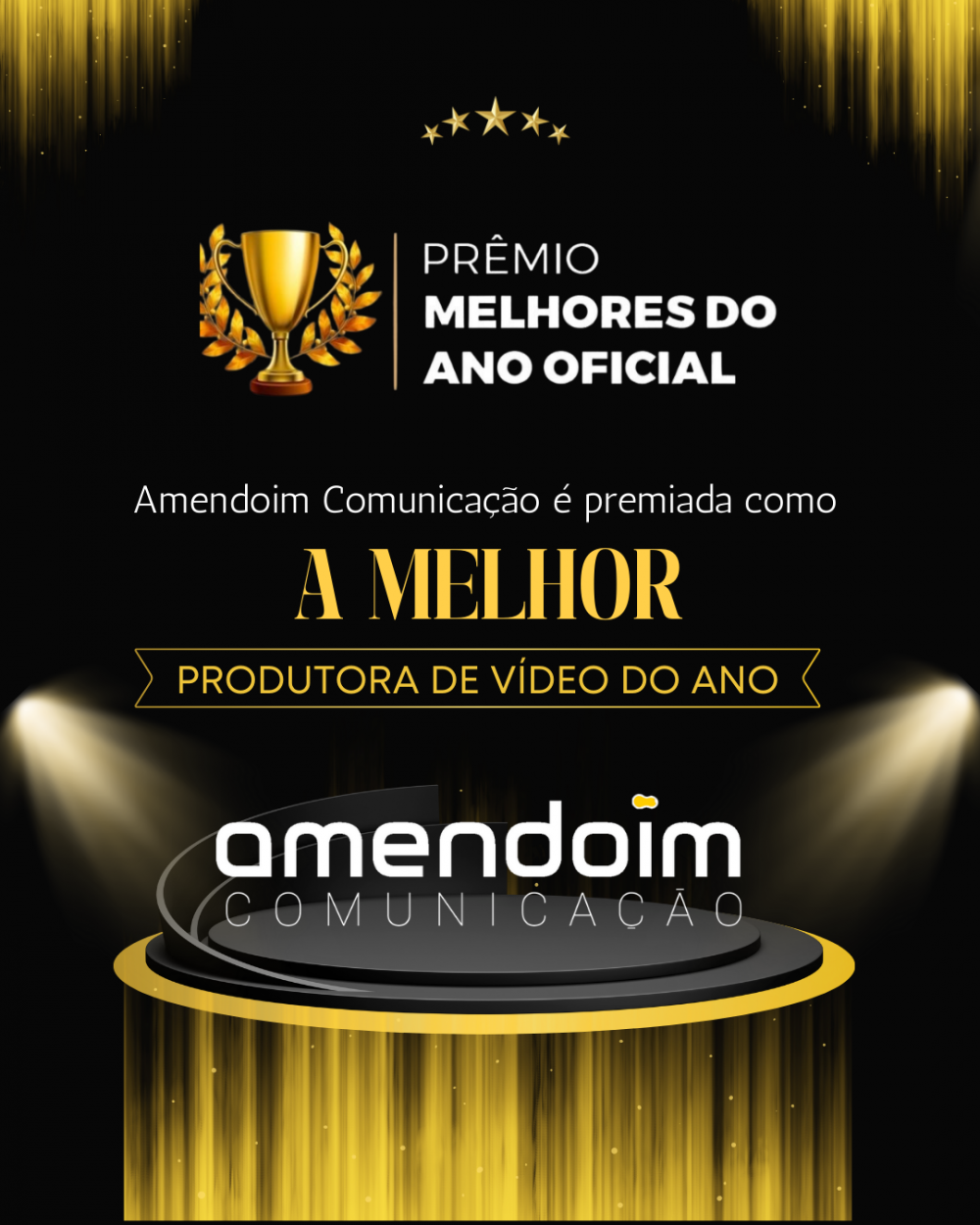 Noticenter - Amendoim Comunicação é eleita a melhor produtora de vídeo ...
